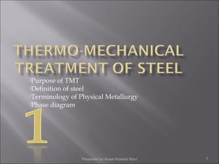 Thermomechanicaltreatment 12803989349729-phpapp01 | PPT