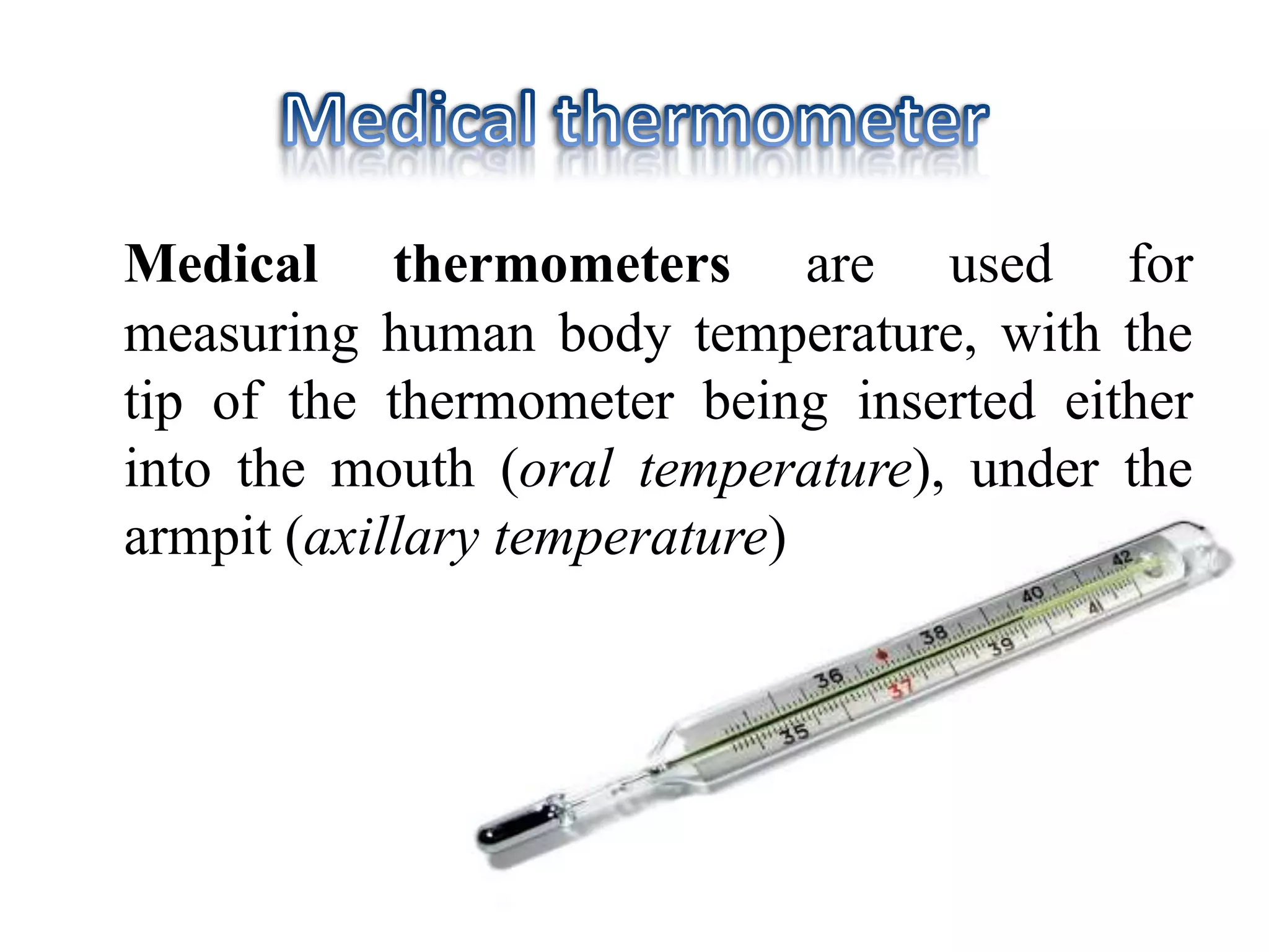 Fundamentals of Thermometer | PPTX