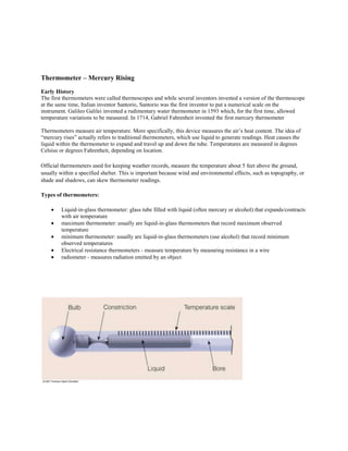 Thermometer | PDF