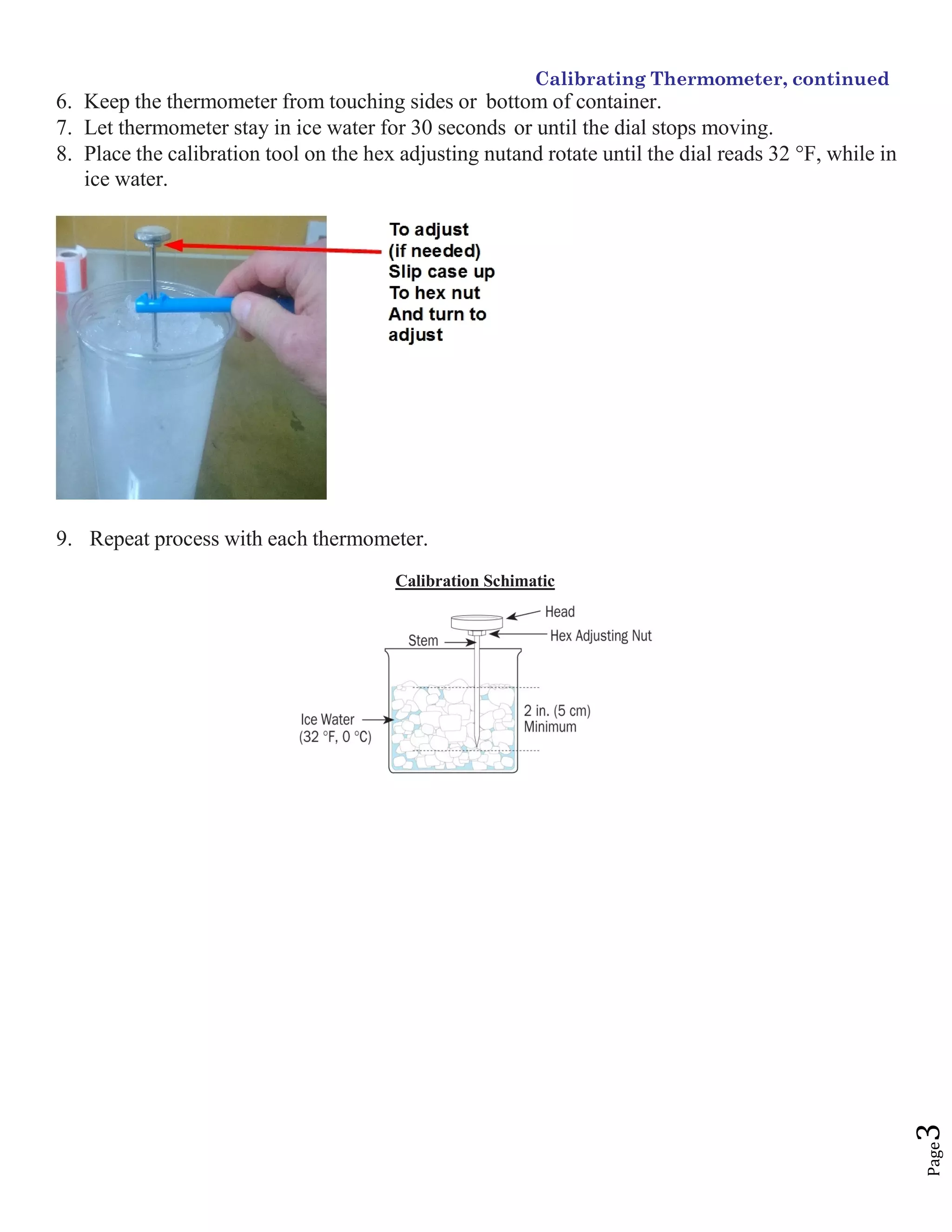 Thermometer calibration guidelines complete bocklet 2 | PDF