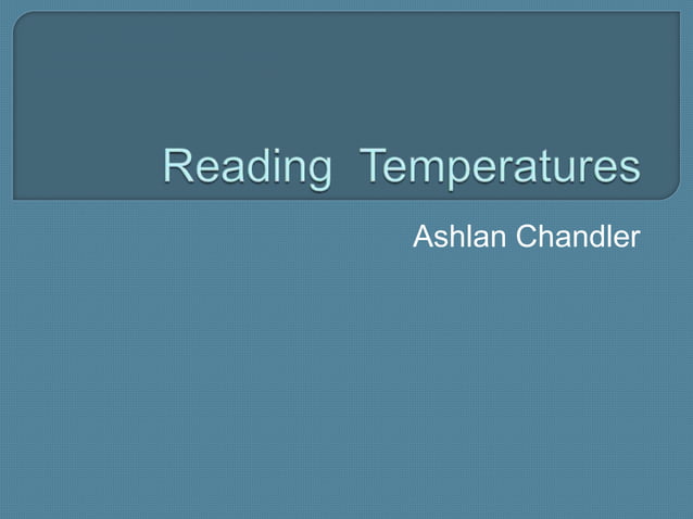 Thermometer pp | PPTX