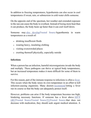 THERMOREGULATION & TYPES OF THERMOMETER FOR BIOTECHNOLOGY SEM-I | PDF