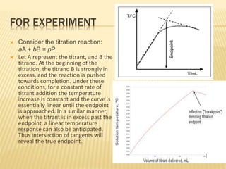 Thermometric titration | PPTX