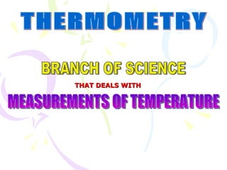 Thermometry | PPT
