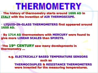 Thermometry | PPT
