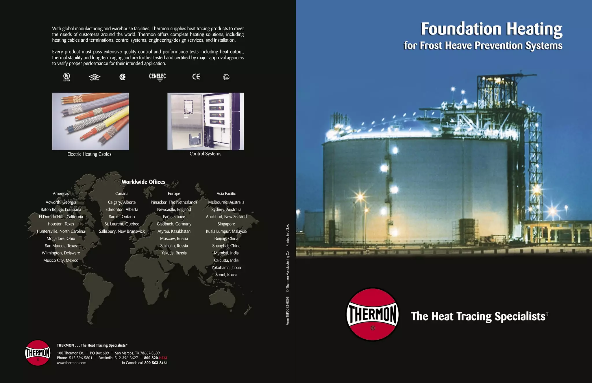 Thermon- Foundation Heating - Brochure | PDF