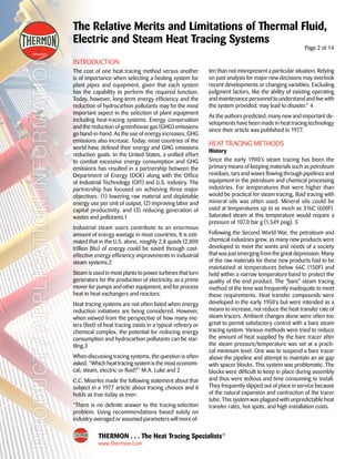 Thermon Industrial Hazardous Area Trace Heating - General Information | PDF