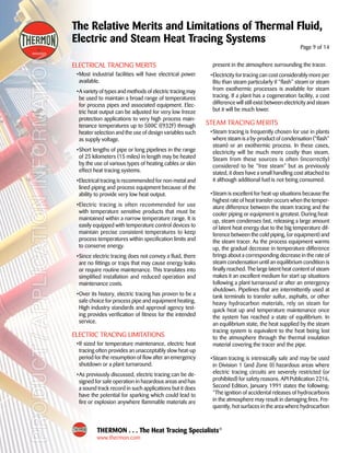 Thermon Industrial Hazardous Area Trace Heating - General Information ...