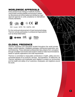 Thermon overview brochure for all Heat Tracing needs | PDF