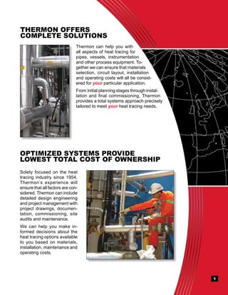 Thermon overview brochure for all Heat Tracing needs | PDF