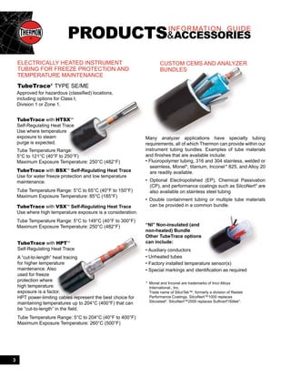 Thermon products and accessories Catalog | PDF