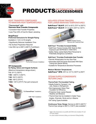Thermon Heat Tracing Cables - Brochure | PDF