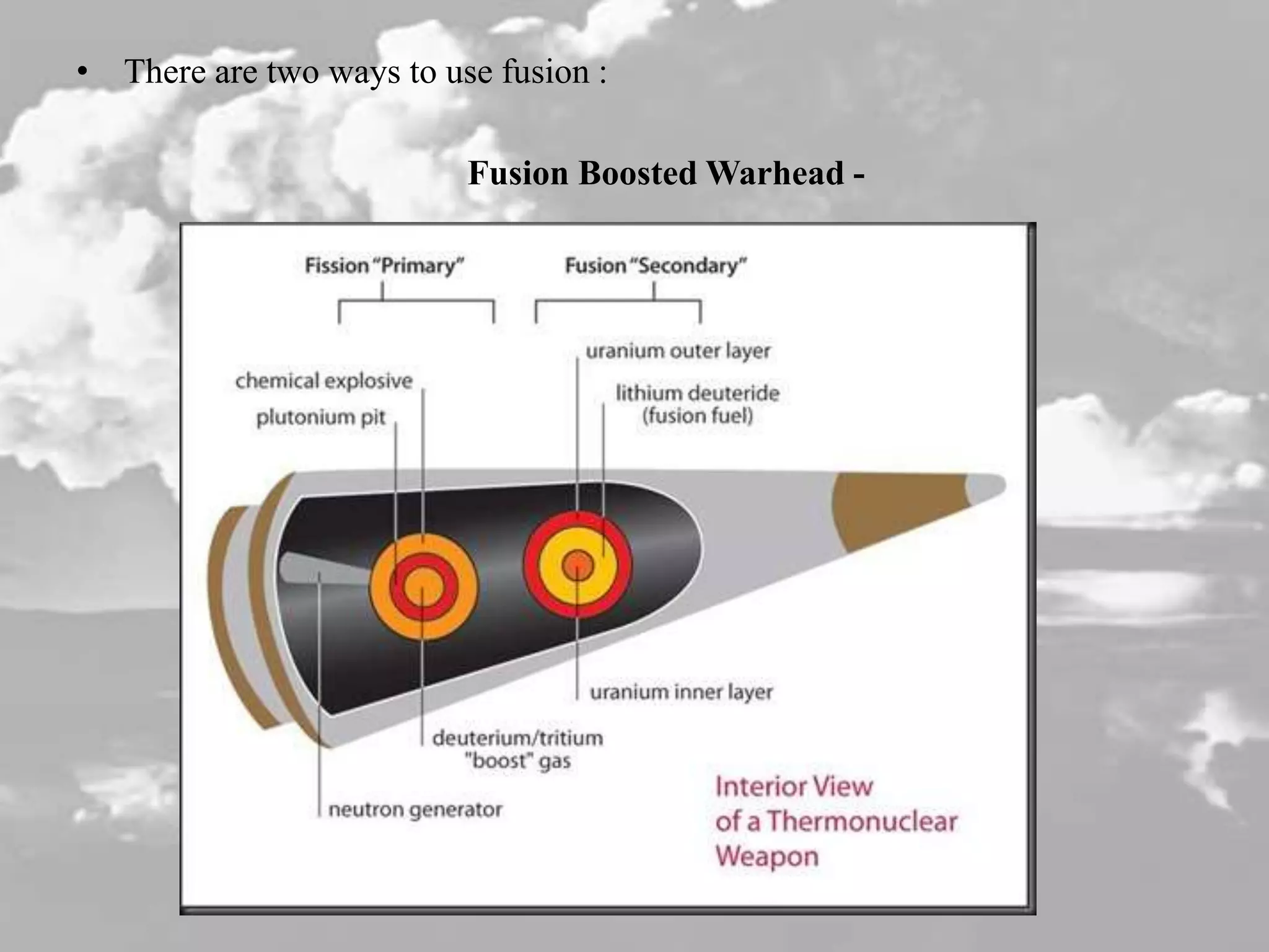 Thermonuclear bomb hydrogen bomb | PPTX