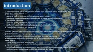 Thermonuclear Reactor and fusion technologies | PPTX