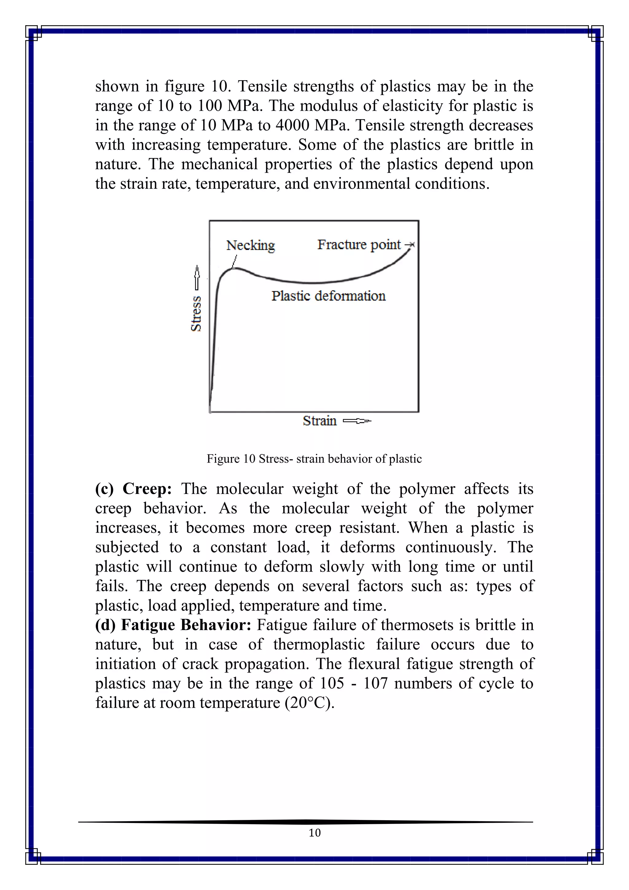 Thermoplastic and thermosetting polymers | PDF