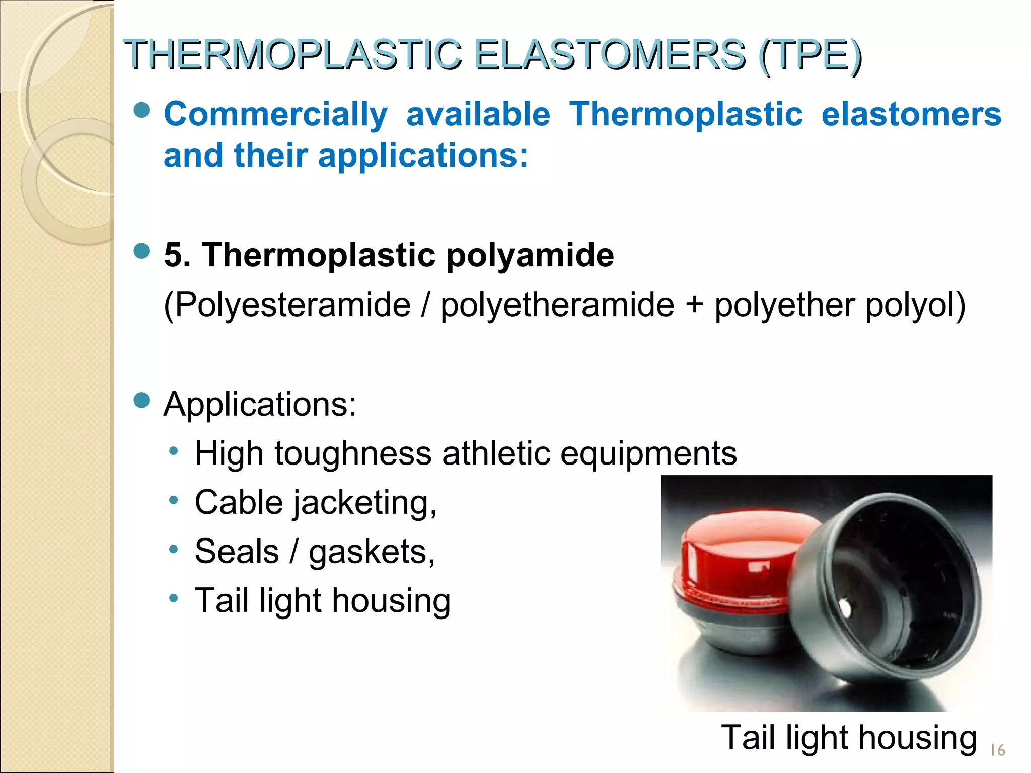 Thermoplastic elastomers (TPE) | PPT