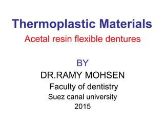 flexible dentures ( acetal resin ) | PPT