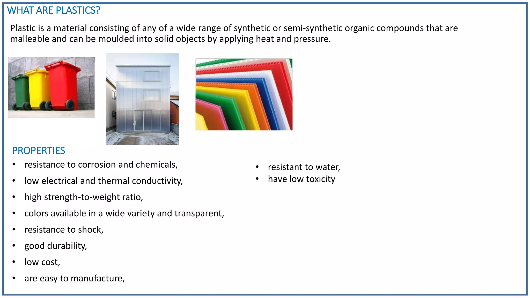 Thermoplastics and thermosetting plastics | PPTX