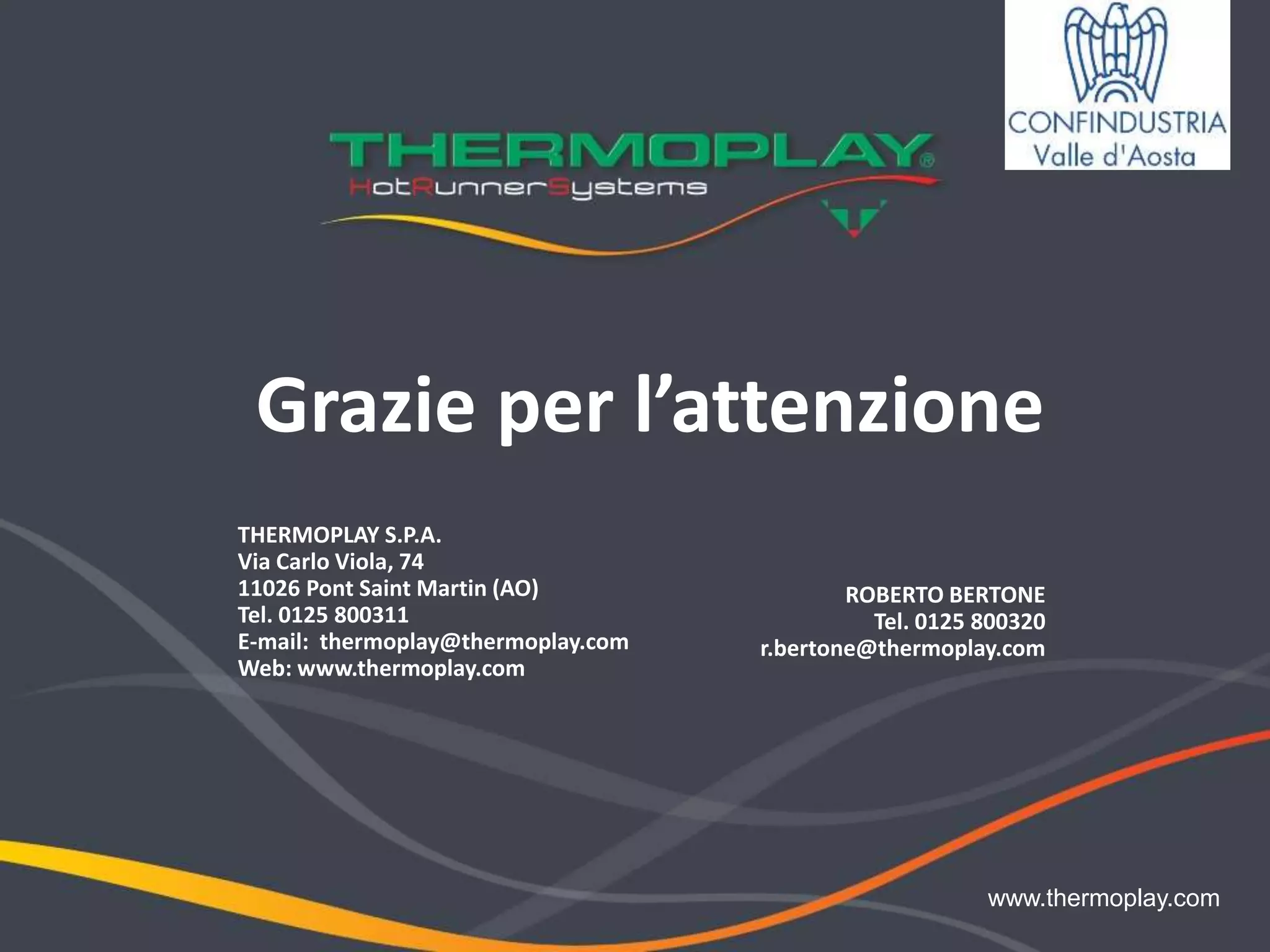 Thermoplay: seconda parte | PPTX