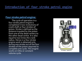 Four stroke petrol engine,,,,WAHLA | PPT