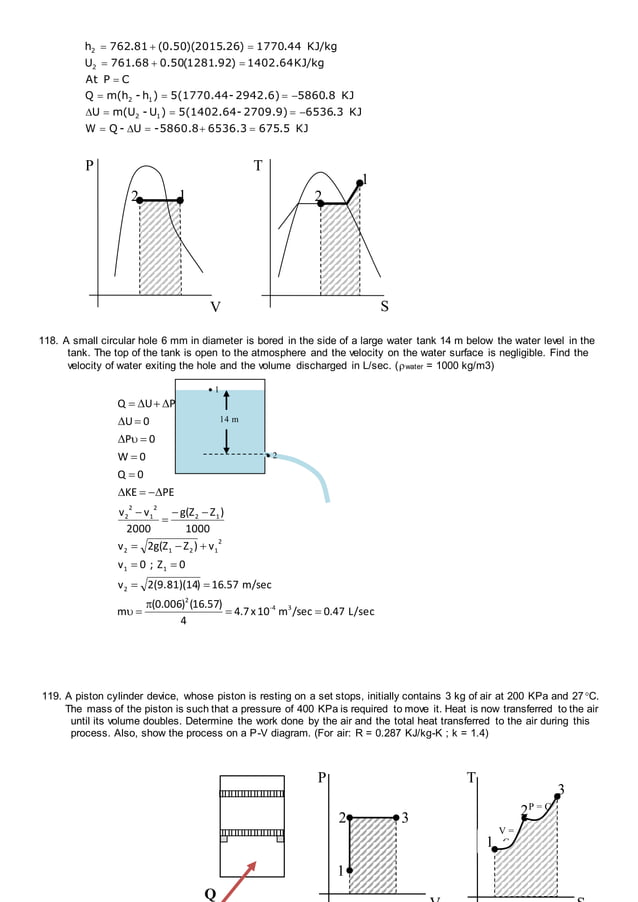 Thermo problem set no. 1 | DOCX | Physics | Science