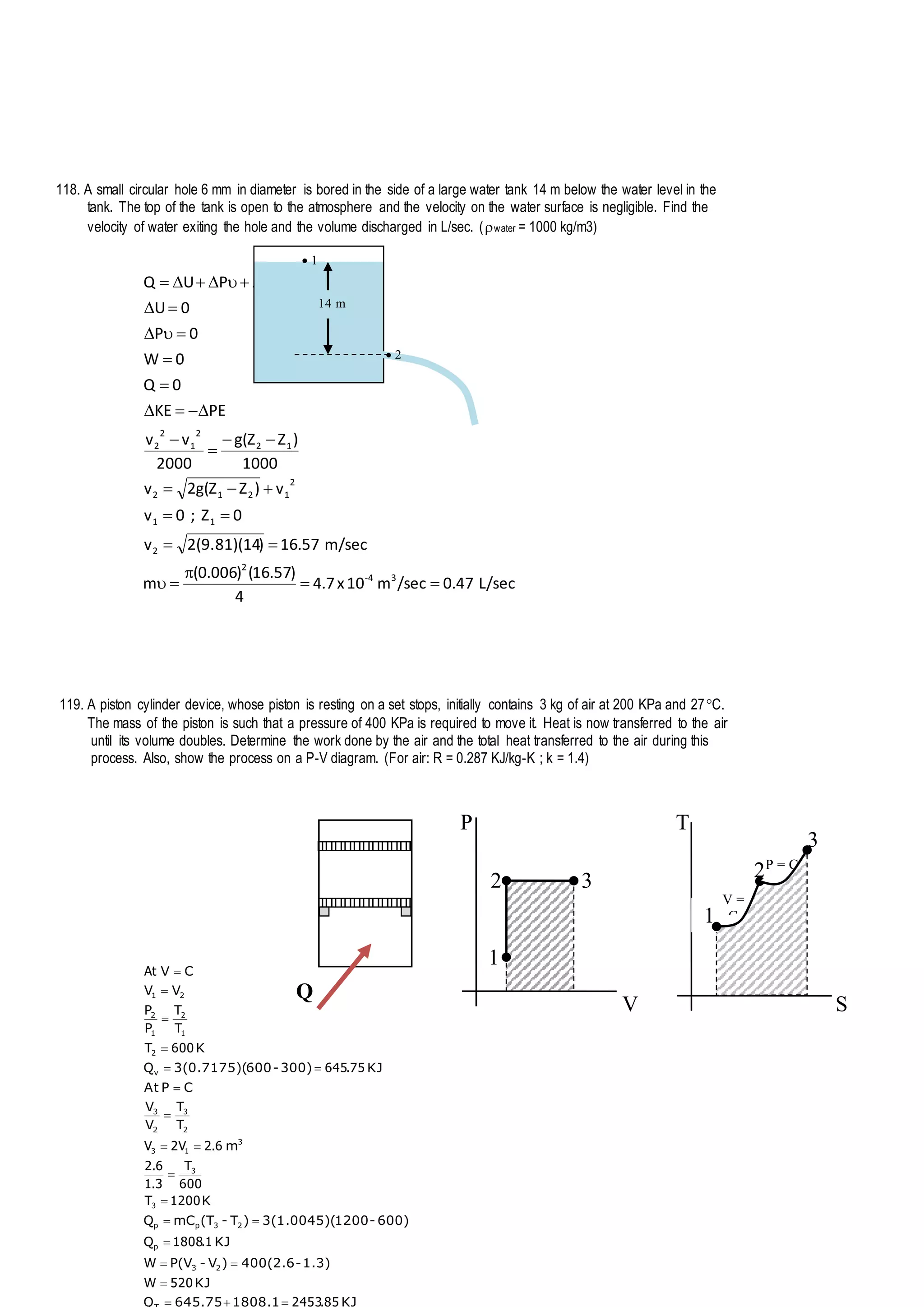 Thermo problem set no. 2 | DOCX