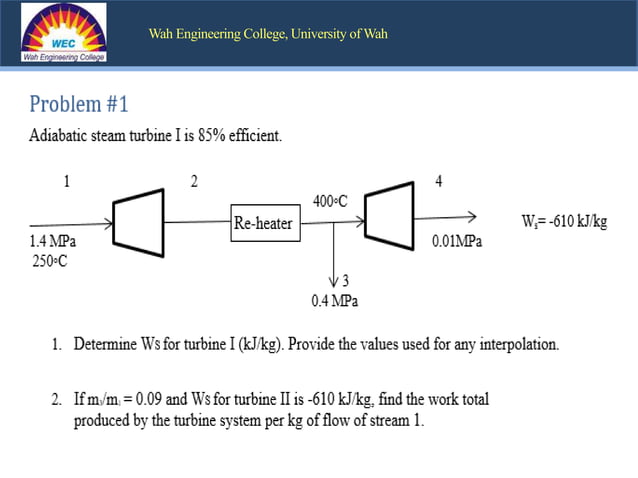 Thermo problems (cascade refrigeration cycle ) | PPTX