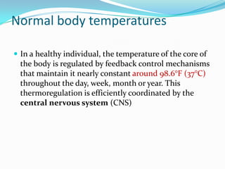 Thermoregulation | PPTX
