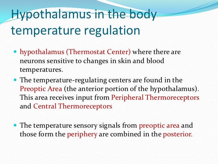 Thermoregulation
