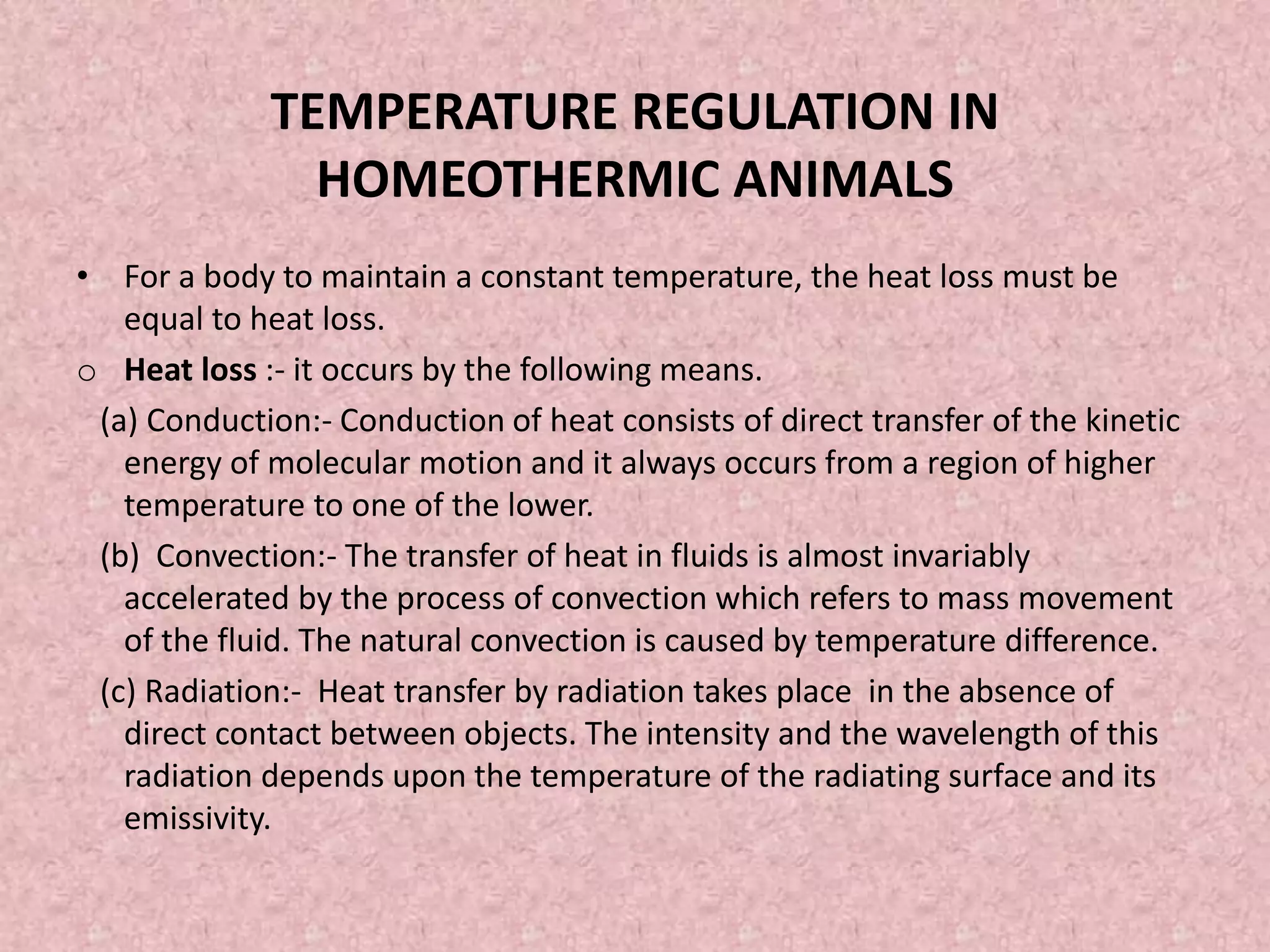 Thermoregulation | PPTX