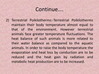 Thermoregulation | PPTX