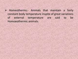 Thermoregulation | PPTX