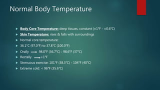 Thermoregulation | PPTX