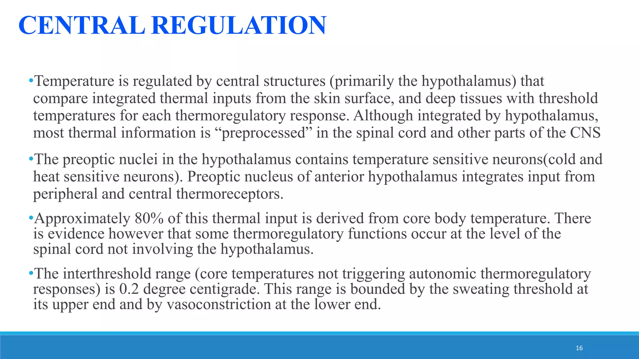Thermoregulation | PPTX