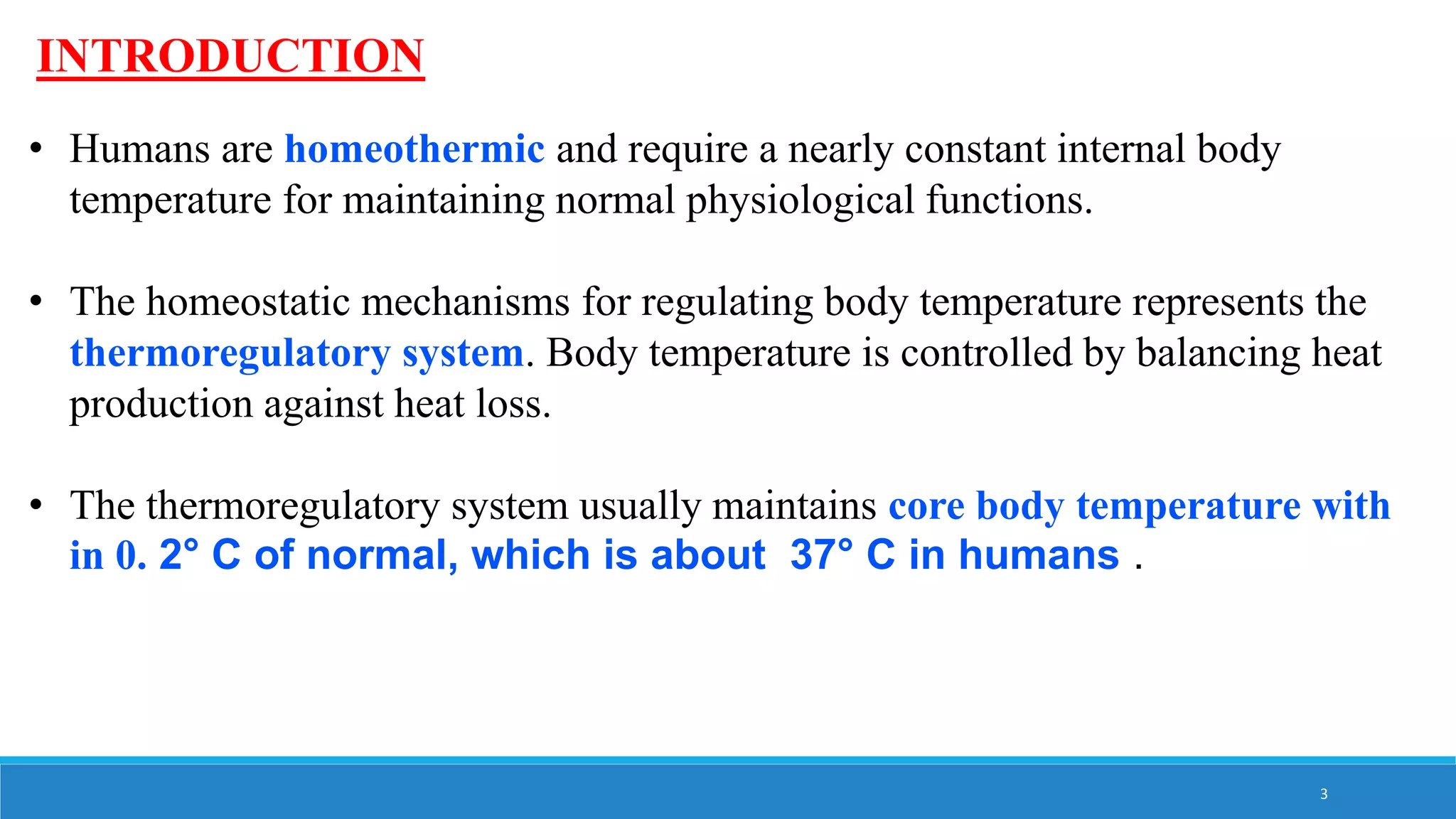 Thermoregulation | PPTX
