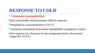 Thermoregulation | PPTX