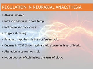 Perioperative Thermoregulation | PPTX