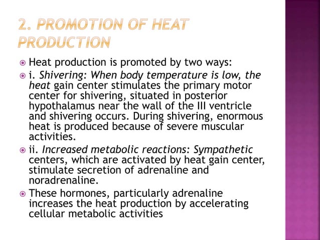 THERMOREGULATION A topic that is related to anesthesia | PPT