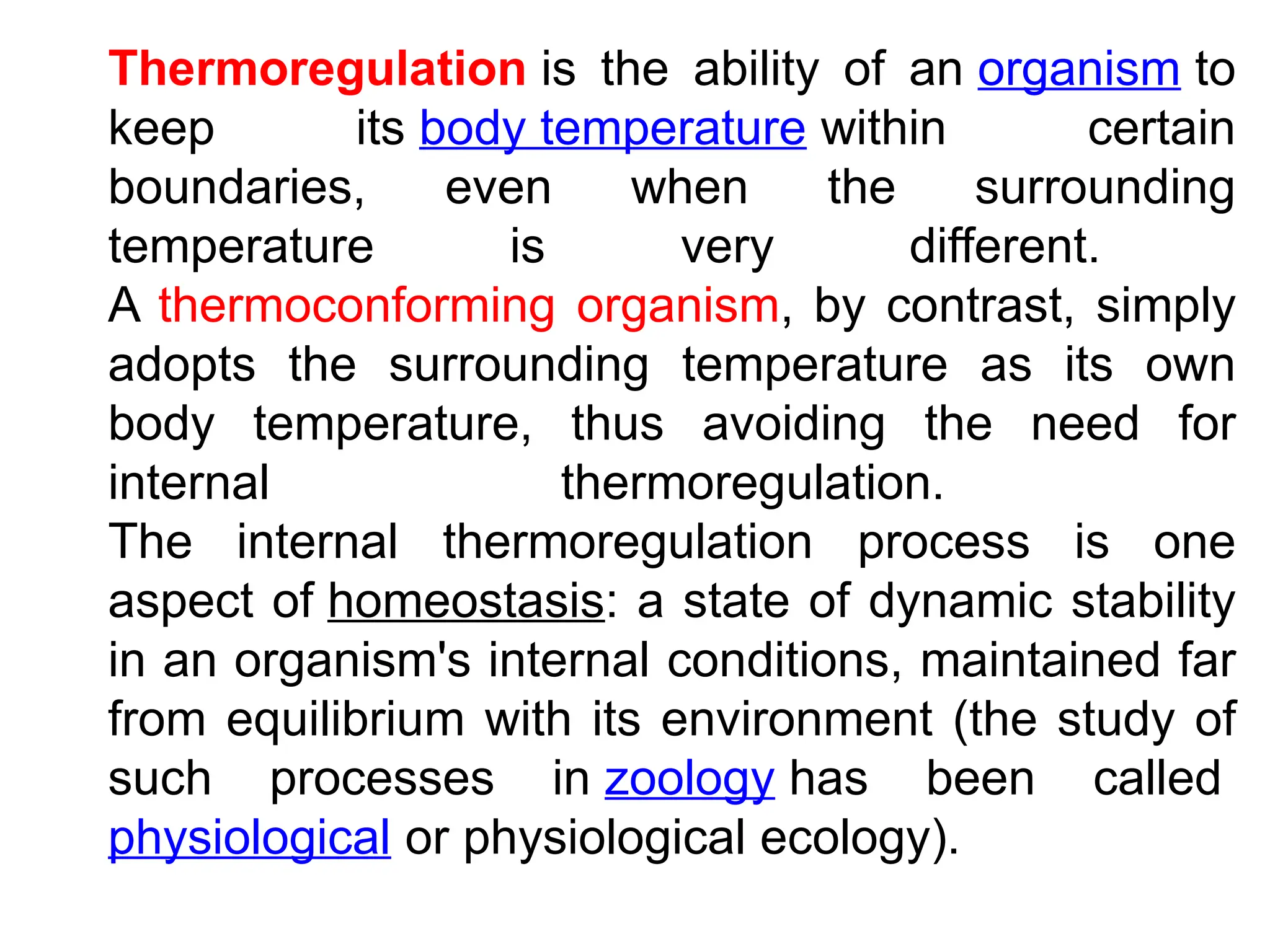 Thermoregulation and how different animals regulate their body ...
