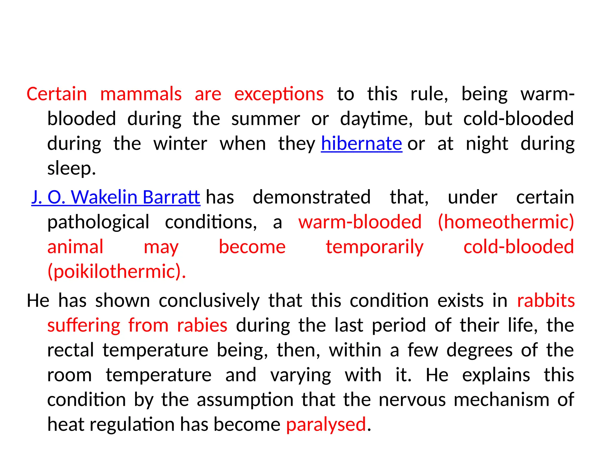 Thermoregulation and how different animals regulate their body ...