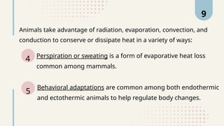 Thermoregulation among Plants and Animals | PPTX