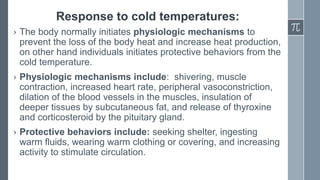 Thermoregulation and ageing | PPTX