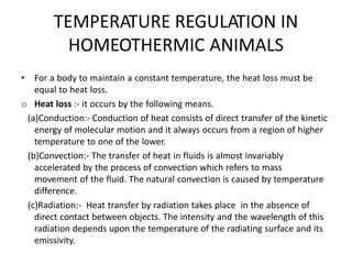 Thermoregulation by sagar | PPTX