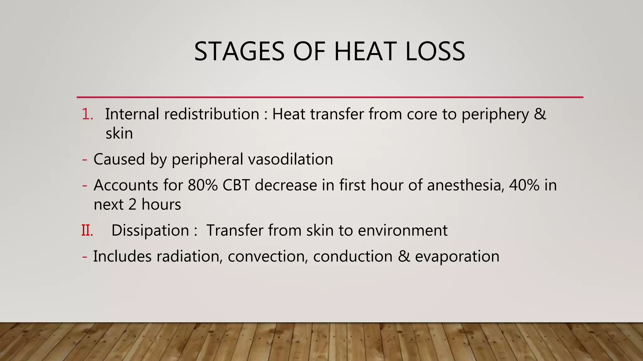 Thermoregulation : Physiology & Perioperative disturbances | PPTX