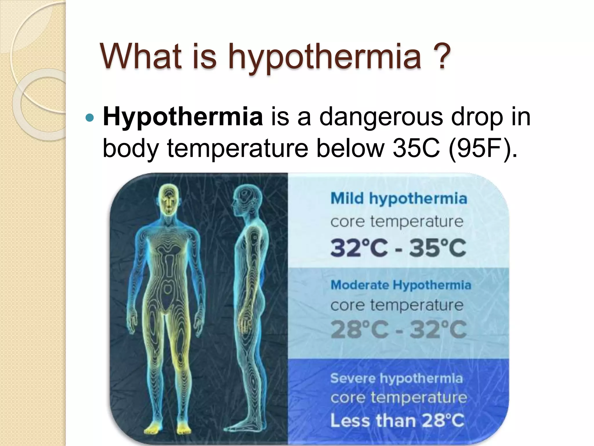 Thermoregulation & Hypothermia | PPTX