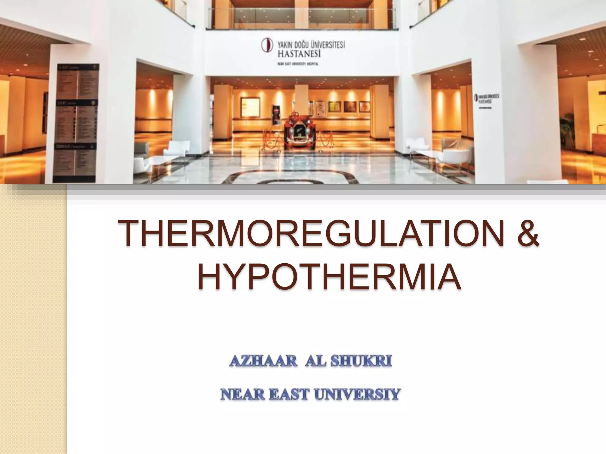 Core Temperature Homeostasis in Humans | PPT