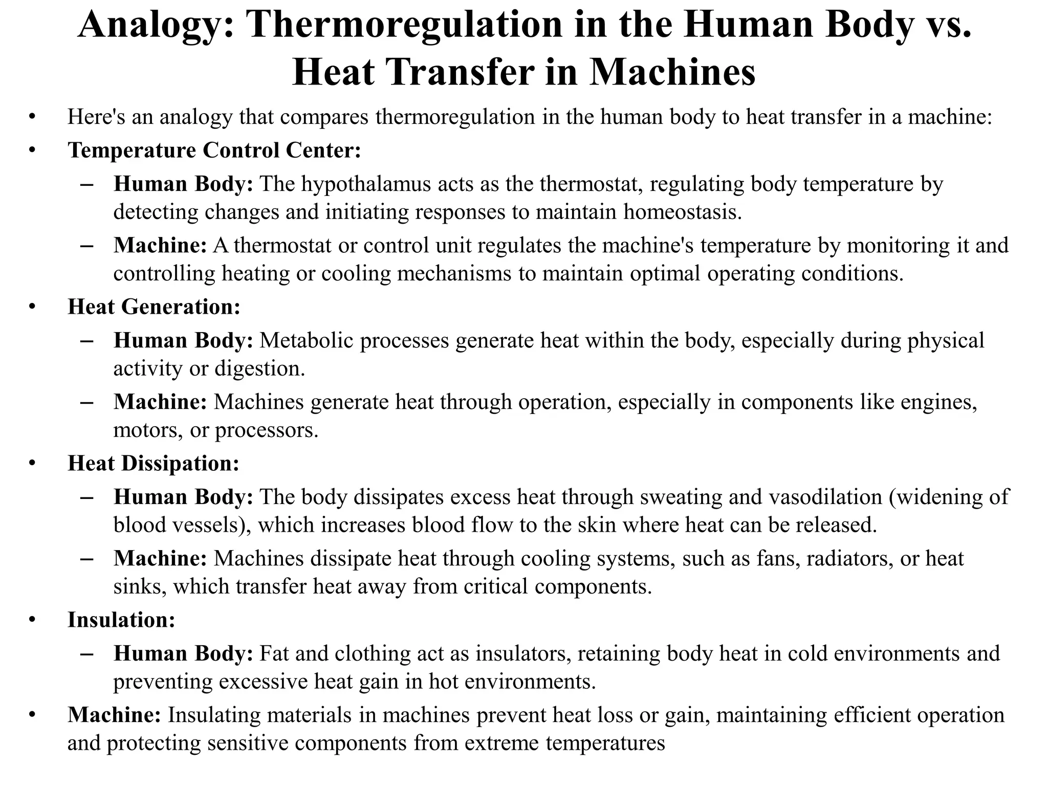 Thermoregulation in human body and heat transfer in machine.pptx