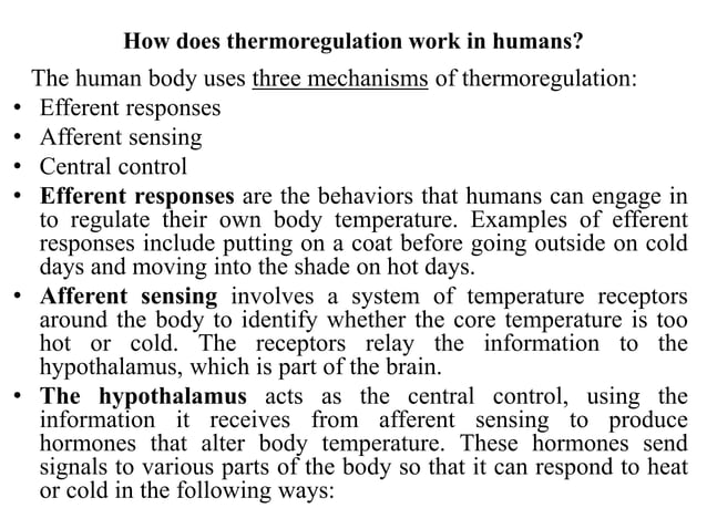 Thermoregulation in human body and heat transfer in machine.pptx