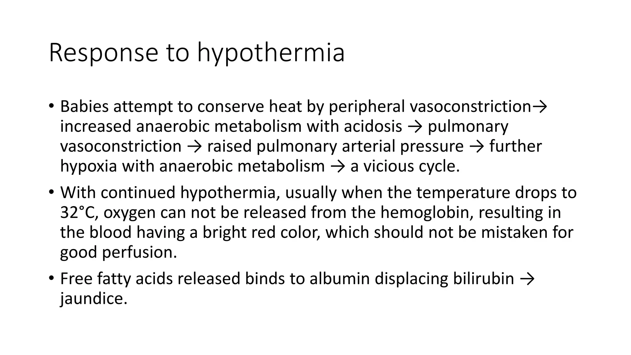Thermoregulation in newborn | PPTX