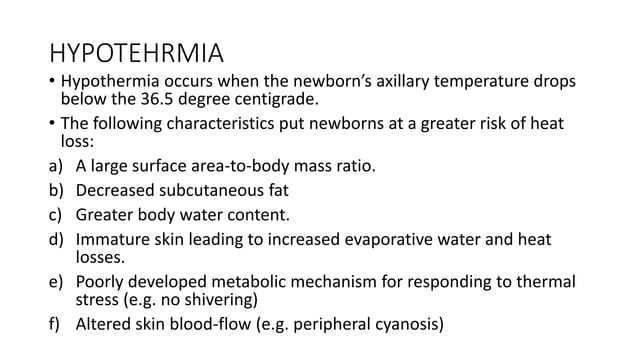 Thermoregulation in newborn | PPTX | Parenting Babies and Toddlers ...